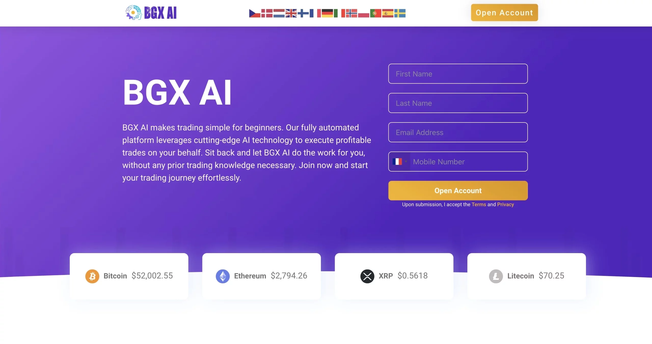 BGX (bgx.ai): une arnaque avérée